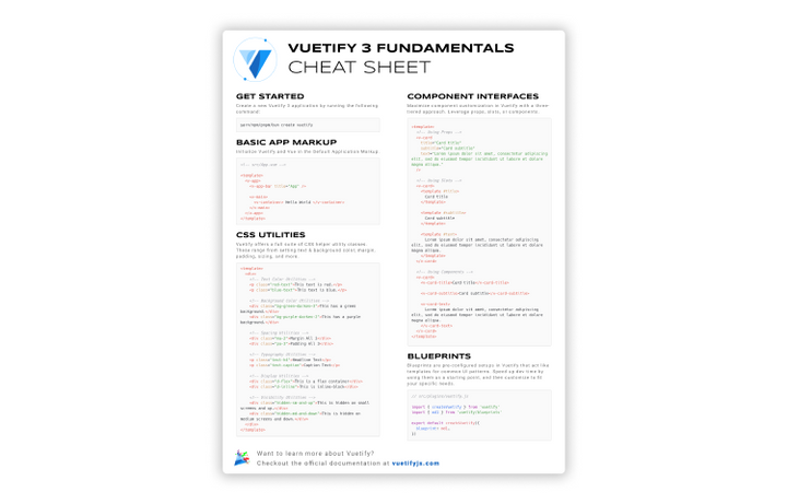 Free Digital Resources – Vuetify