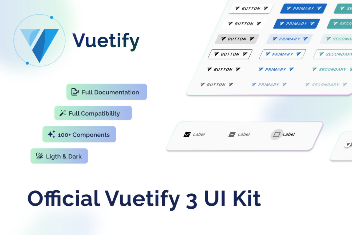 Official Vuetify 3 UI Kit for Figma