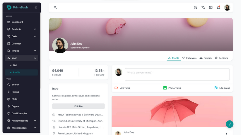 PrimeDash - VueJs Laravel Admin Template (VueJs 3 + Laravel 12 + Types – Vuetify
