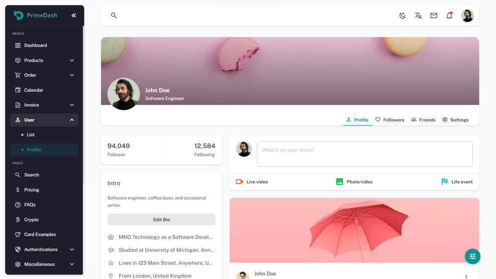 PrimeDash - VueJs Laravel Admin Template (VueJs 3 + Laravel 12 + Types – Vuetify