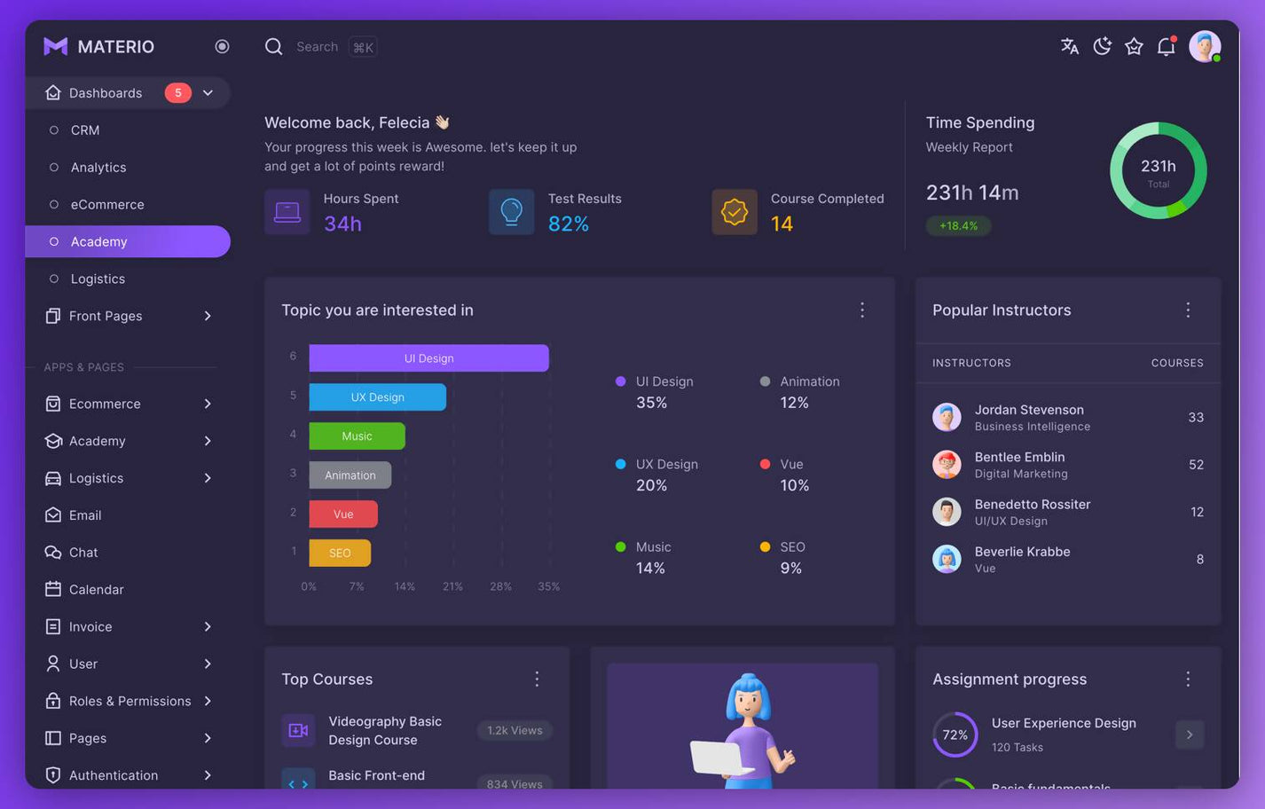 Materio - Vuetify Vuejs 3 Admin Template