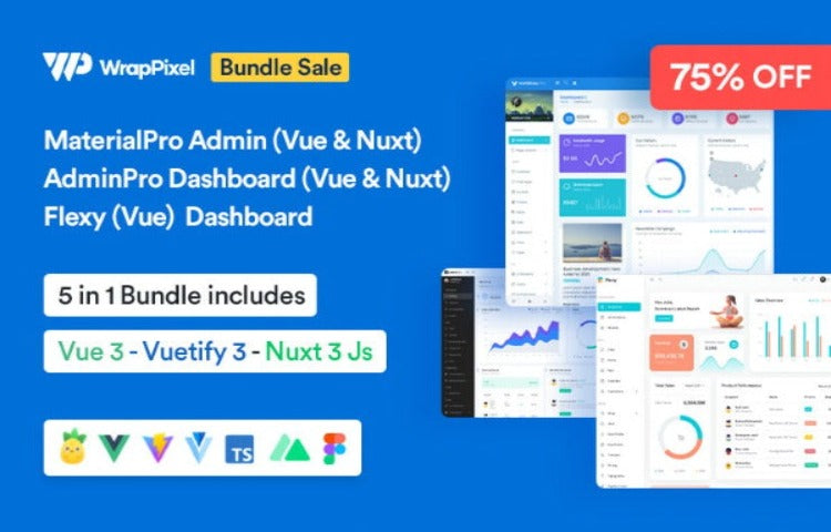 WrapPixel Theme Bundle – Vuetify